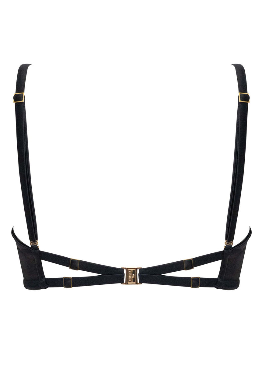 Studio Pia ZAIDA QUARTER CUP BRA Jet – Garnet District